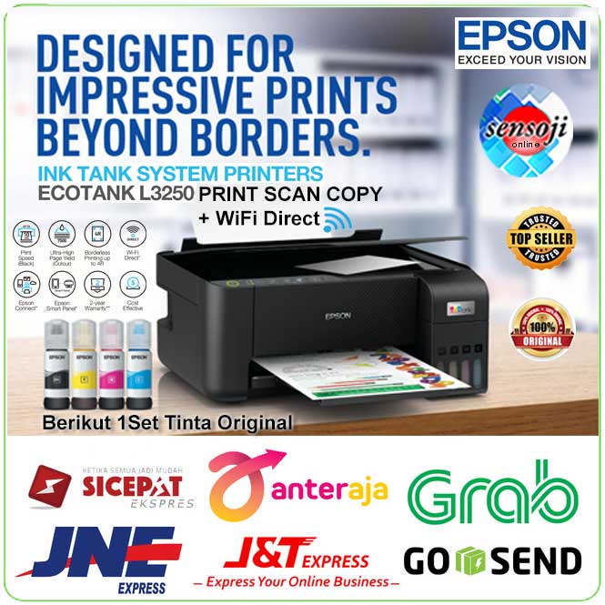 PRINTER EPSON L3250 ALL IN ONE ECOTANK / EPSON L3250 INKTANK PRINTER ...