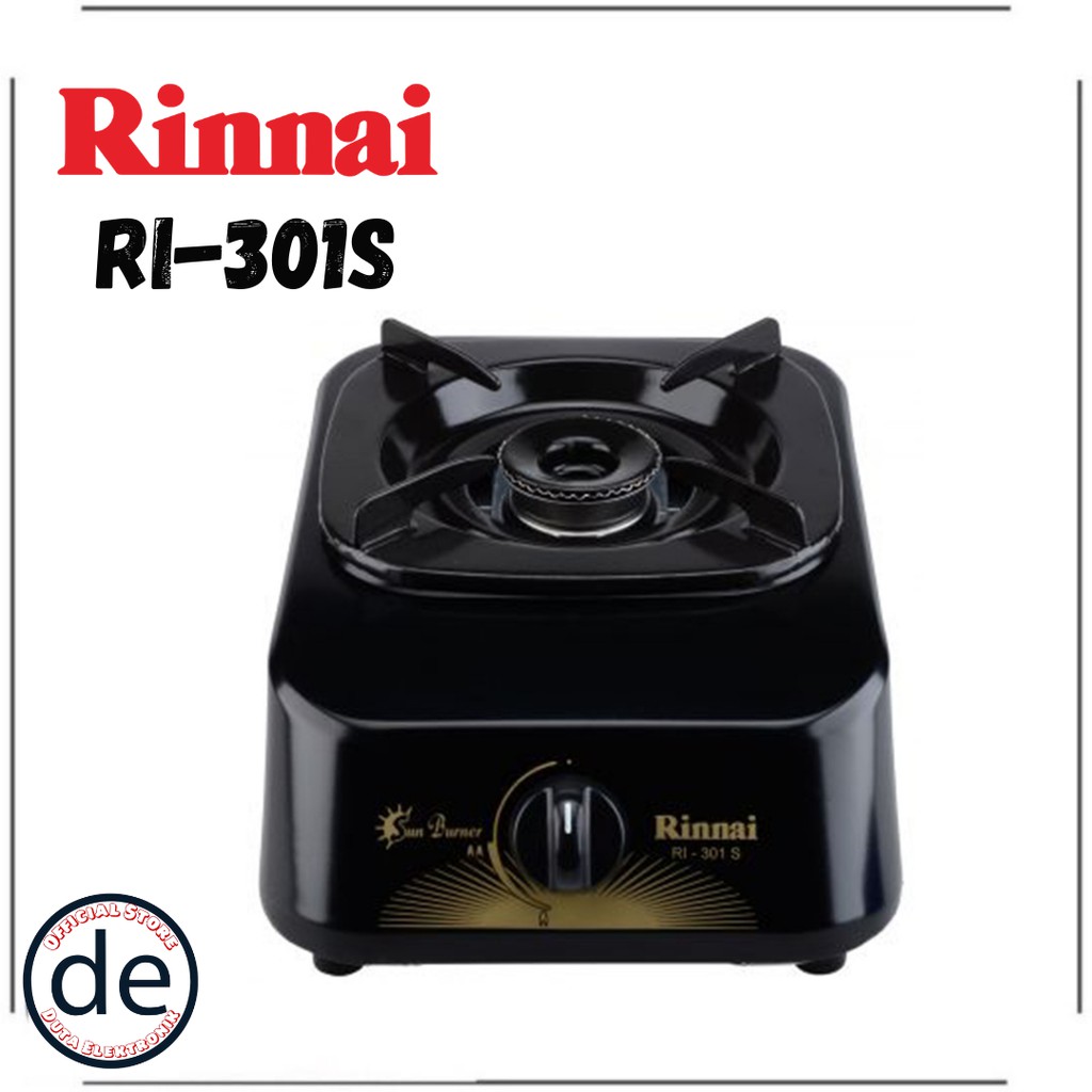 Kompor Gas Rinnai 1 Tungku RI 301 S / Kompor Rinnai RI-301S / RI301S ...