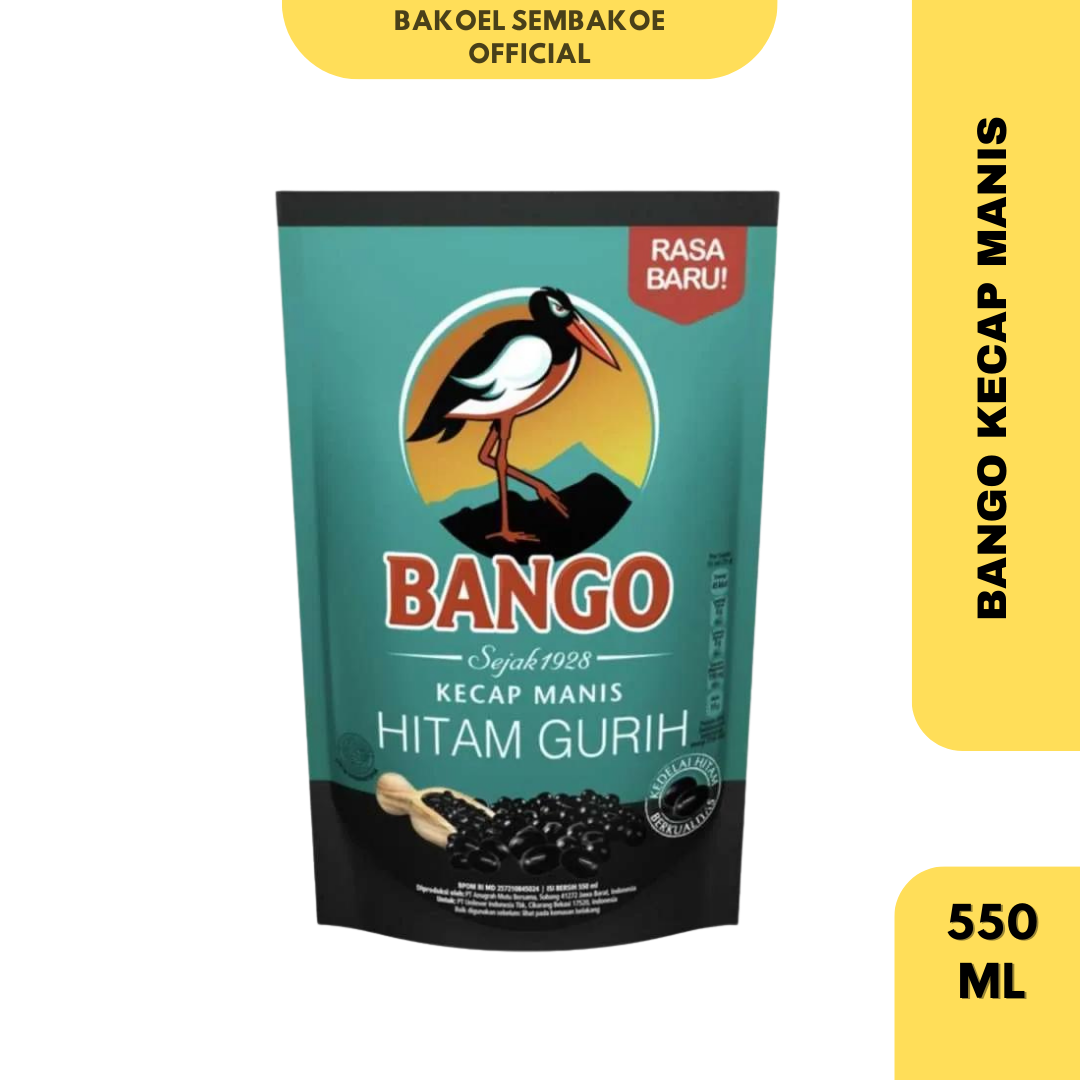 BANGO Kecap Manis Hitam Gurih 550gr | Lazada Indonesia