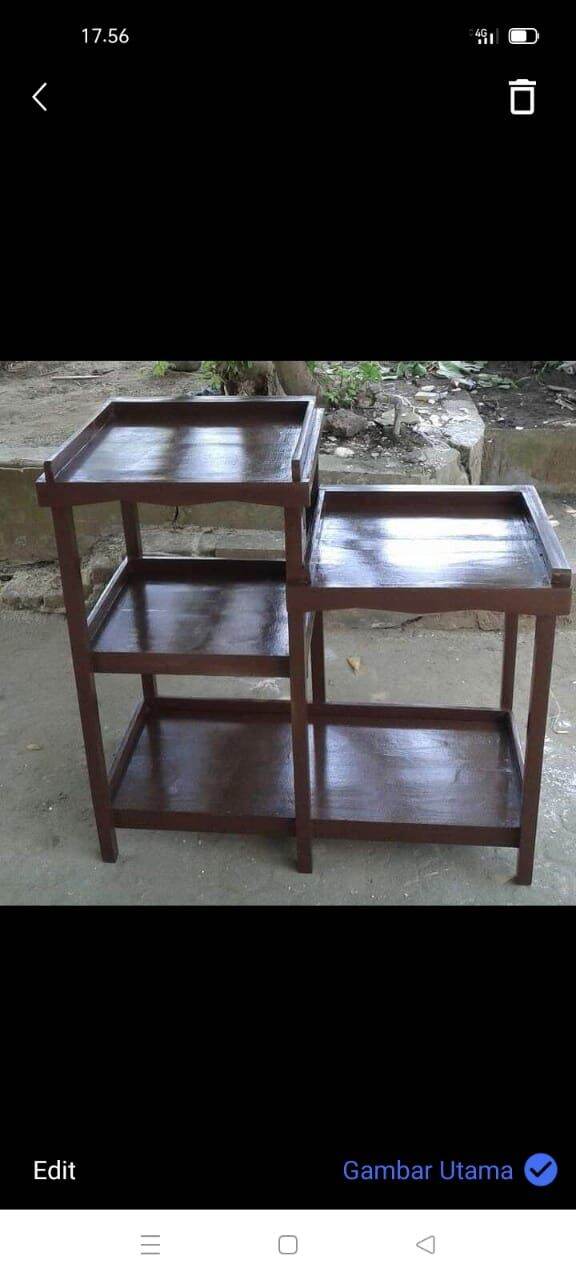 MEJA DISPENSER KAYU SERBAGUNA | Lazada Indonesia