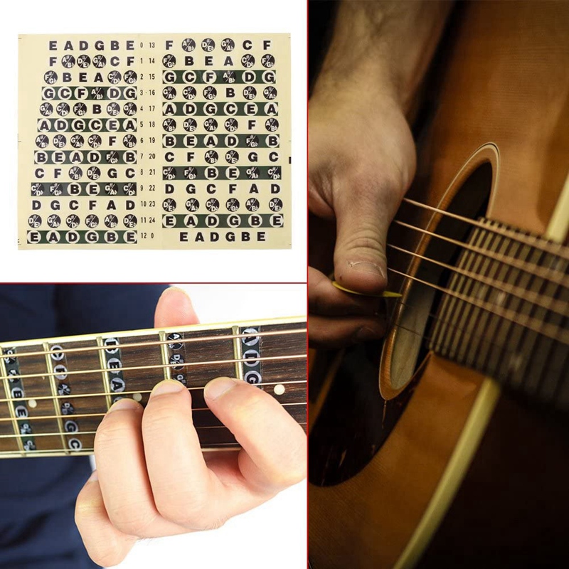 Guitar Stickers Guitar Stickers Fingerboard Sticker Guitar Chord ...