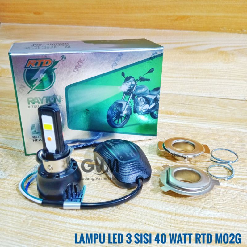 Lampu Led Dop Led Motor 3 Sisi 40 Watt RTD M02G Original | Lazada Indonesia