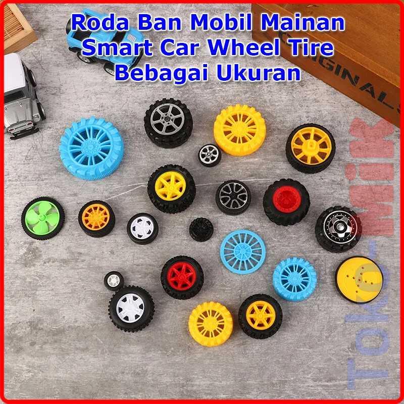 Macam-macam Roda Ban Mobil Mainan Smart Car Wheel Motor | Lazada Indonesia