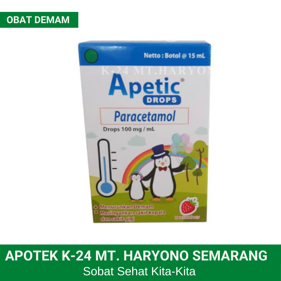 Apetic Drop 15 ml - Obat Demam Bayi Paracetamol | Lazada Indonesia
