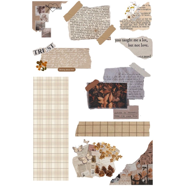 STICKER AESTHETIC VINTAGE SERIES STIKER AESTHETIC VINTAGE STIKER TUMBLR ...