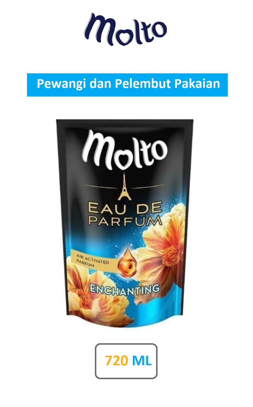 Molto Eau De Parfum Enchanting Kemasan 720ml | Lazada Indonesia