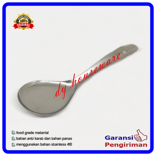 Centong Nasi Stainless Steel Sendok Nasi Stainles | Lazada Indonesia