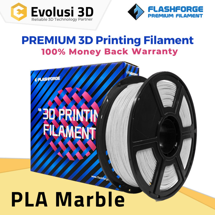 Flashforge PREMIUM PLA Marble 1Kg | 1.75mm Filament 3D Printer | Lazada ...