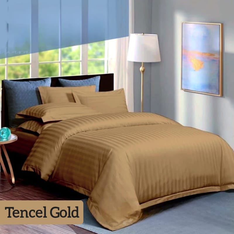 Sprei Microtencel Premium Import Salur Garis | Sprey Mikro Tensel Aneka ...