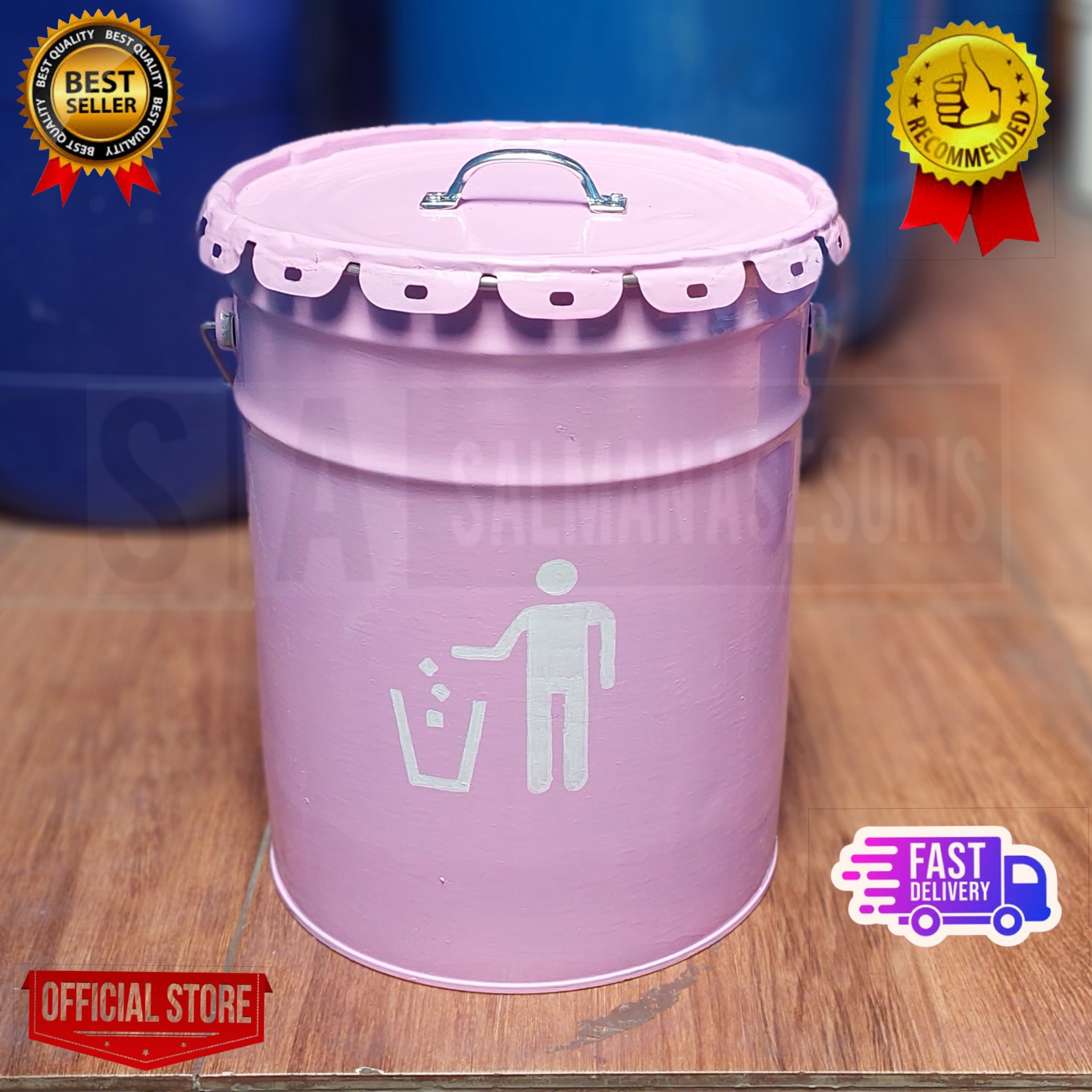 Tong Ember Kaleng 25 Kg / 20 Liter Tempat Bakar Sampah | Lazada Indonesia