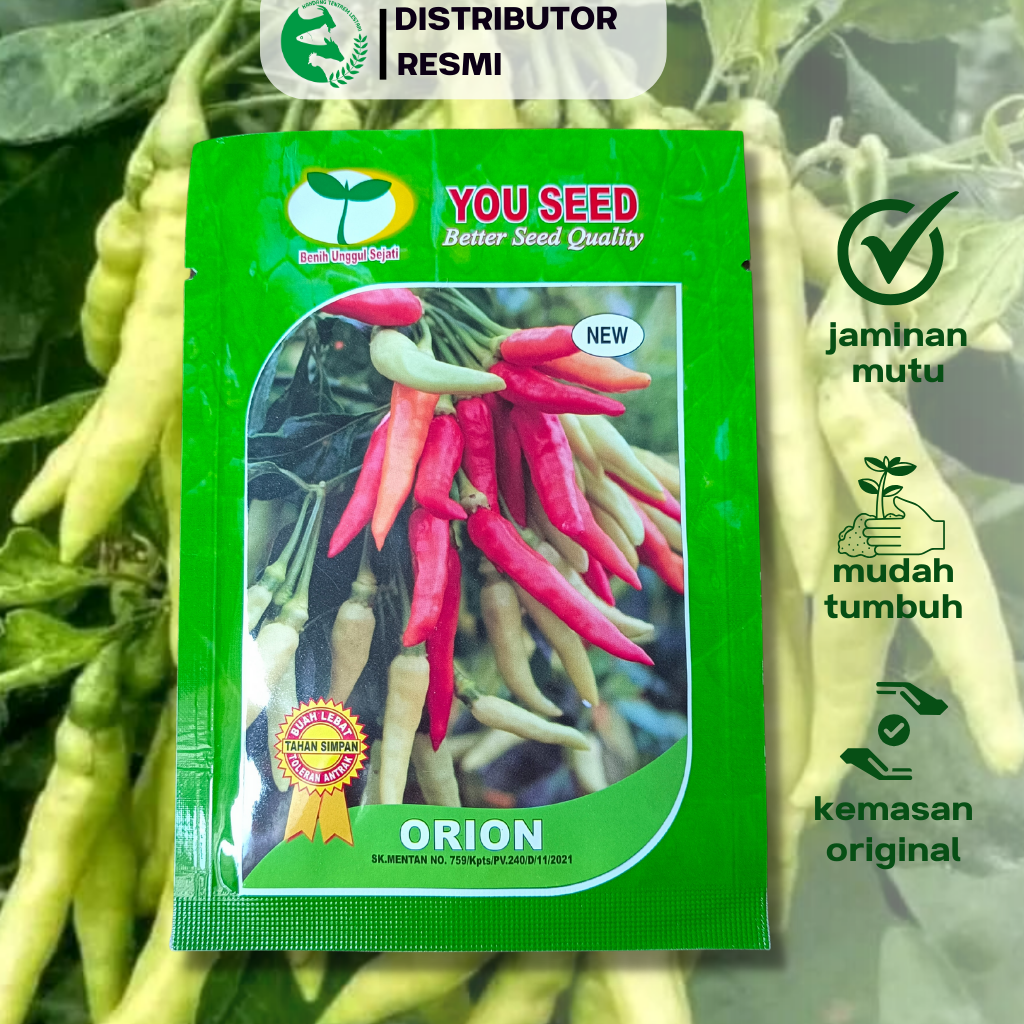Benih Cabe Rawit Dompolan ORION 10 Gram Asli Cap You Seed Cabai ...