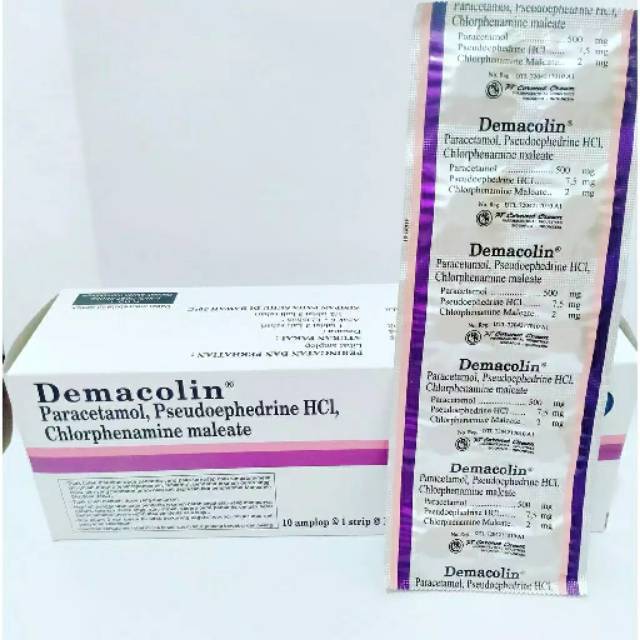 DEMACOLIN BOX 100 TABLET | Lazada Indonesia