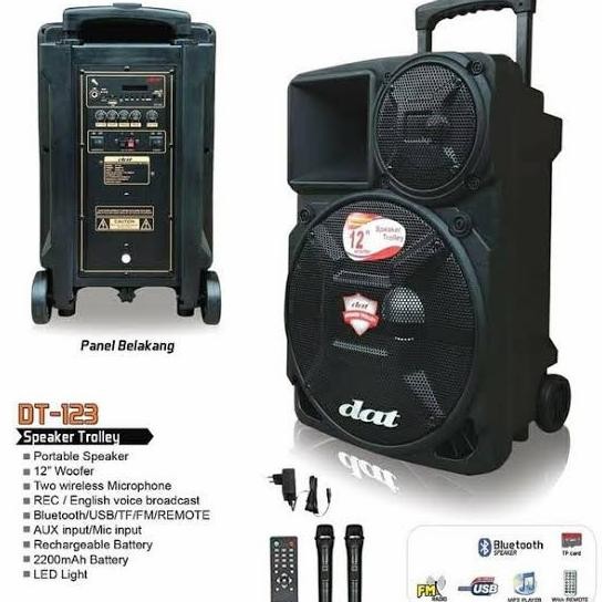 SPEAKER TROLLEY DAT 12 inch DT 123 ,SPEAKER PORTABLE DAT 12 inch DAT ...
