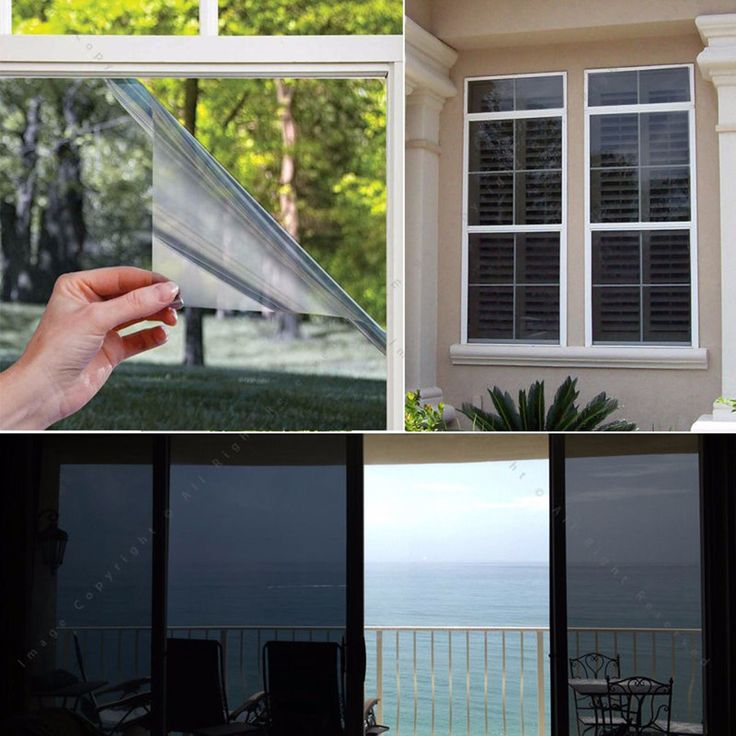 Kaca Film Riben Hitam Mobil Rumah Gedung Gelap Dari Luar Terang Dari ...