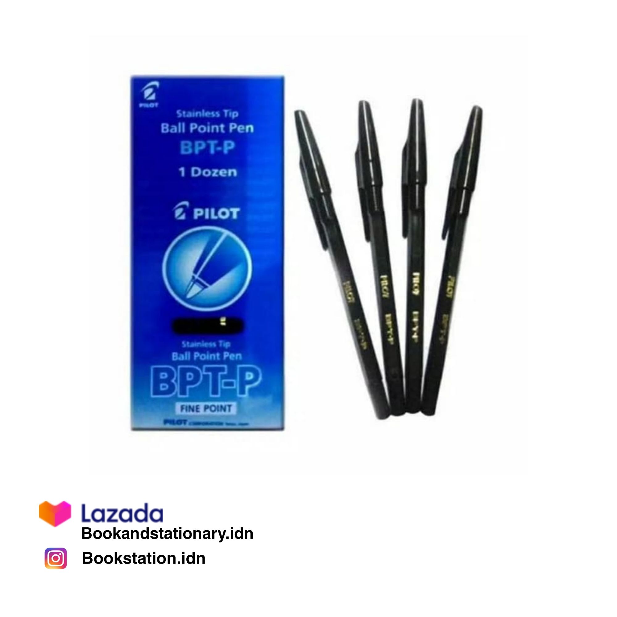 PILOT BPTP BLACK/12PCS | Lazada Indonesia