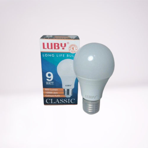 Lampu LED LUBY Classic Cahaya Putih 9W 9Watt / Luby Classic 9 Watt 9 W ...