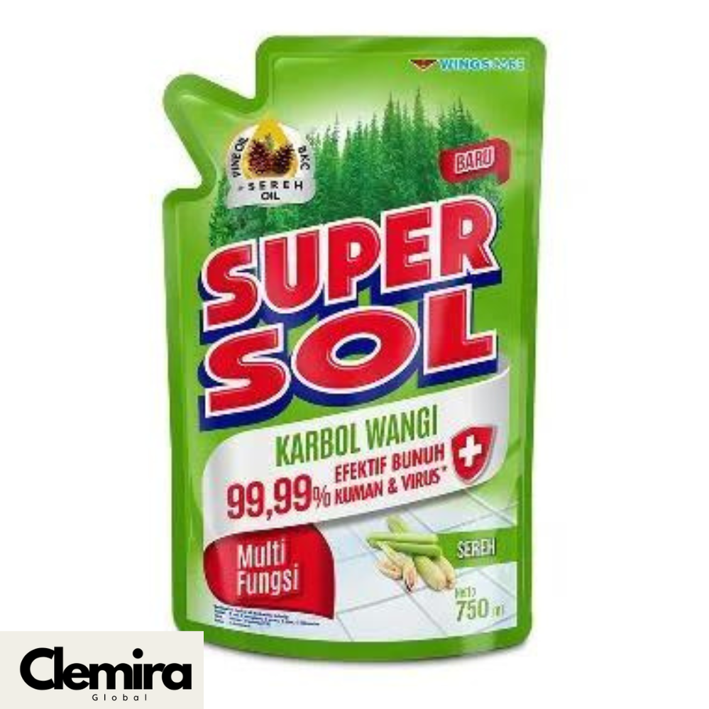 SUPER SOL KARBOL WANGI SEREH 750 ML | Lazada Indonesia