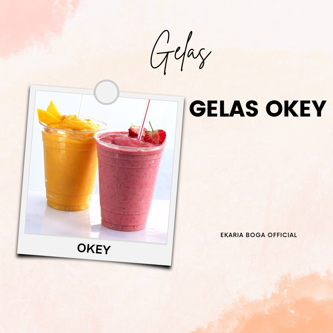 GELAS | GELAS PLASTIK | CUP PLASTIK | CUP MINUMAN | GELAS OKEY | Lazada ...