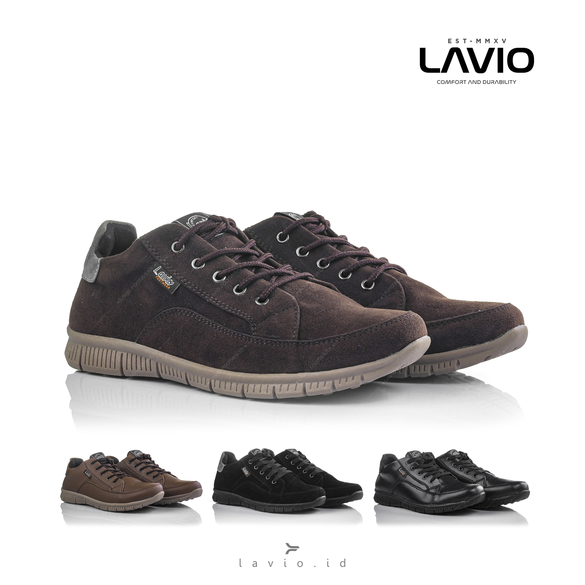 Sepatu Casual Loafers Pria Lavio Clouds Original | Lazada Indonesia