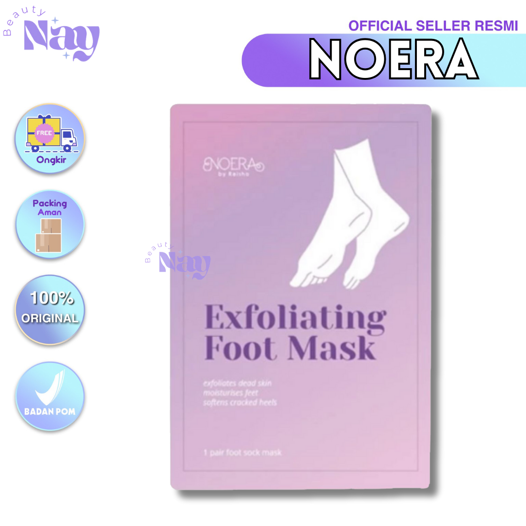 NOERA EXFOLIATING FOOT MASK MASKER KAKI EXFOLIASI MASKER KAKI ...