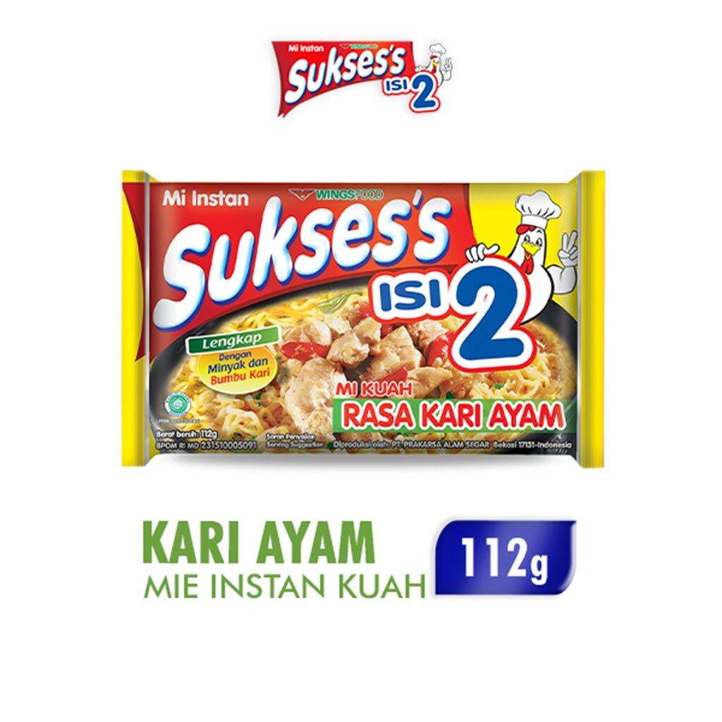 MIE SUKSES ISI 2, 112 gram all varian | Lazada Indonesia