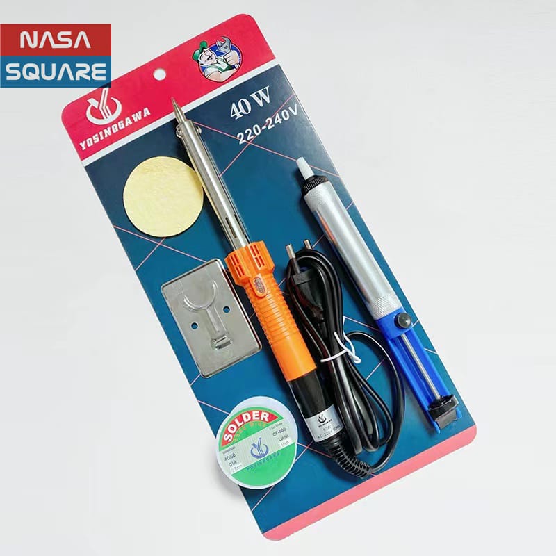 ALAT SOLDER LISTRIK/ PAKET PENYEDOT TIMAH,HOLDER,SPON & TIMAH KAWAT ...