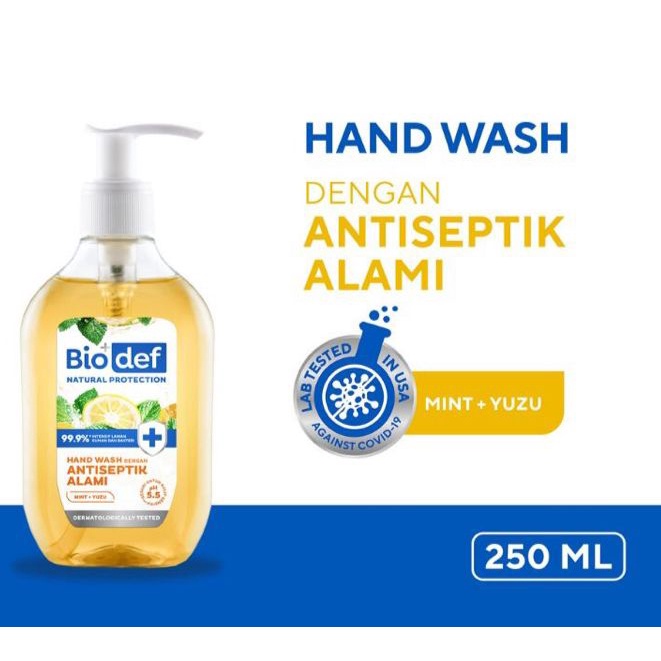 Biodef Nature Protection Hand Wash Btl 250 ml|sabun/cuci tangan ...