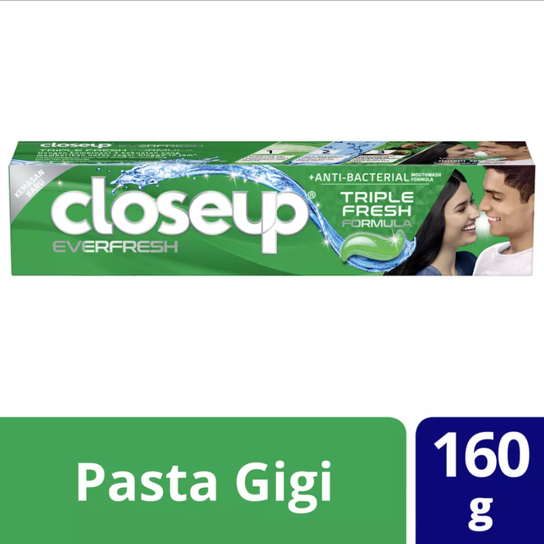 Close Up Green Gel 160Gr - Pasta Gigi Toothpaste Pasta Gigi Green Gel ...