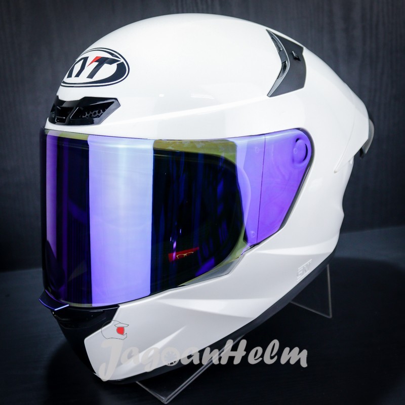 KYT HELM TT COURSE SOLID | WHITE | TTCOURSE | Lazada Indonesia