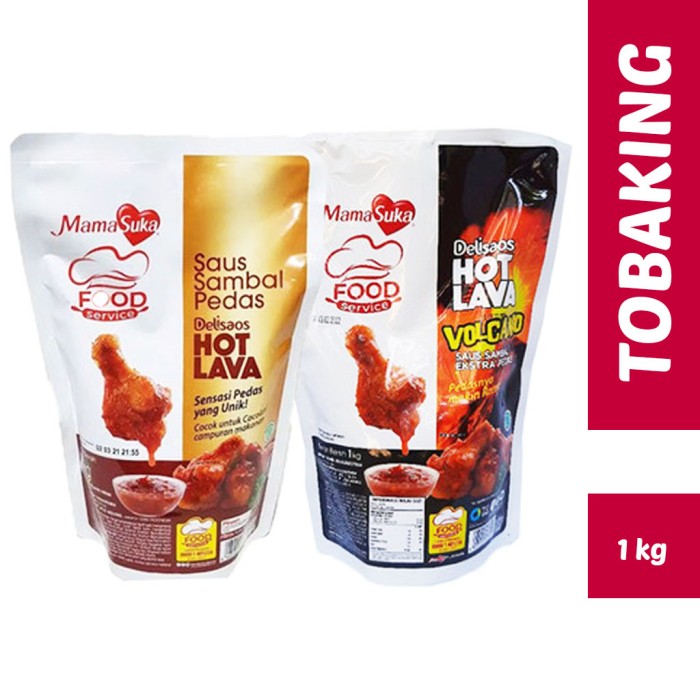 Mamasuka Hot Lava Delisaos Saos Sambal Pedas Saus Korea 1 kg | Lazada ...