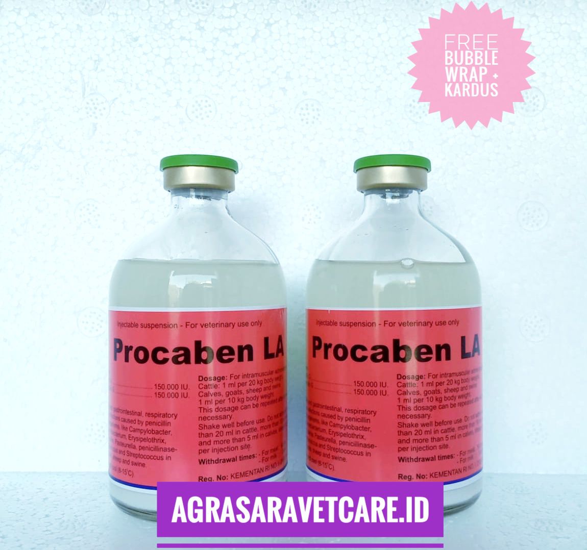 PROCABEN LA 100 ml pengganti PENSTREP 400- antibiotik Pernafasan dan ...
