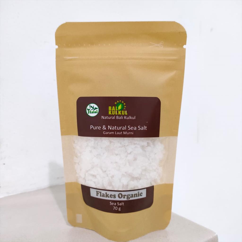Sea Salt Flakes 70g ( Garam Laut Serpihan ) - Natural Bali Kulkul ...
