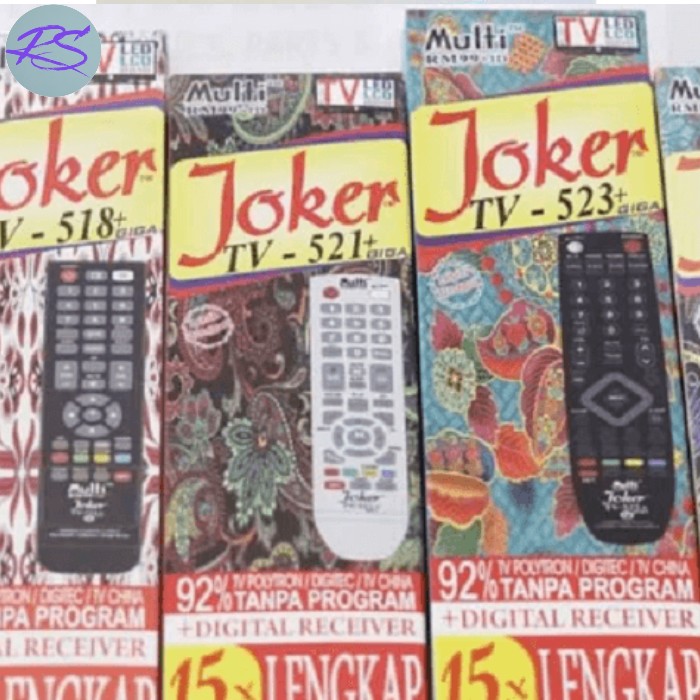RS - REMOT TV MULTI JOKER - REMOTE TV UNIVERSAL JOKER - REMOT TV LCD ...