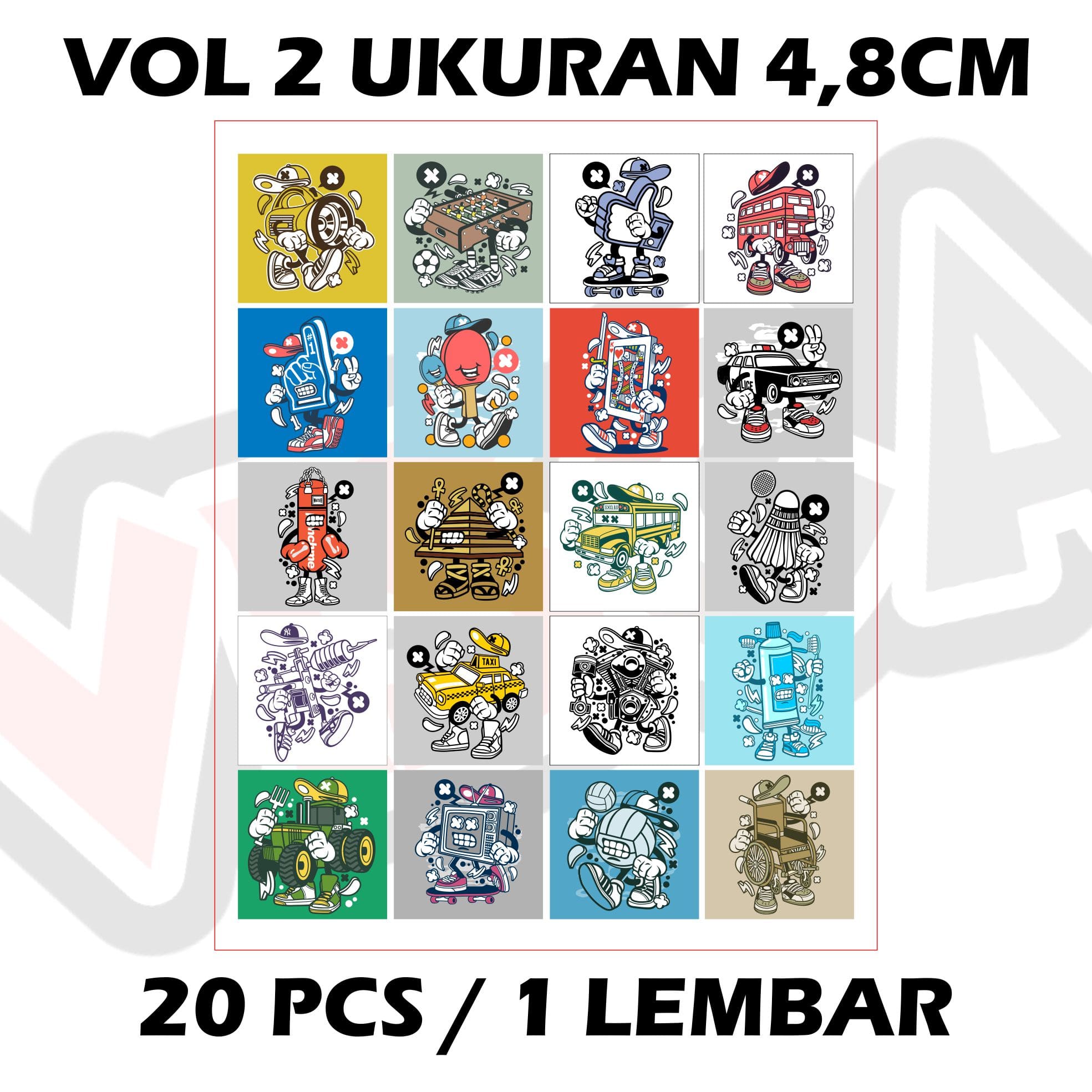 Stiker Pack Vector - Stiker Aesthetic Keren - Sticker Vinyl Laptop ...
