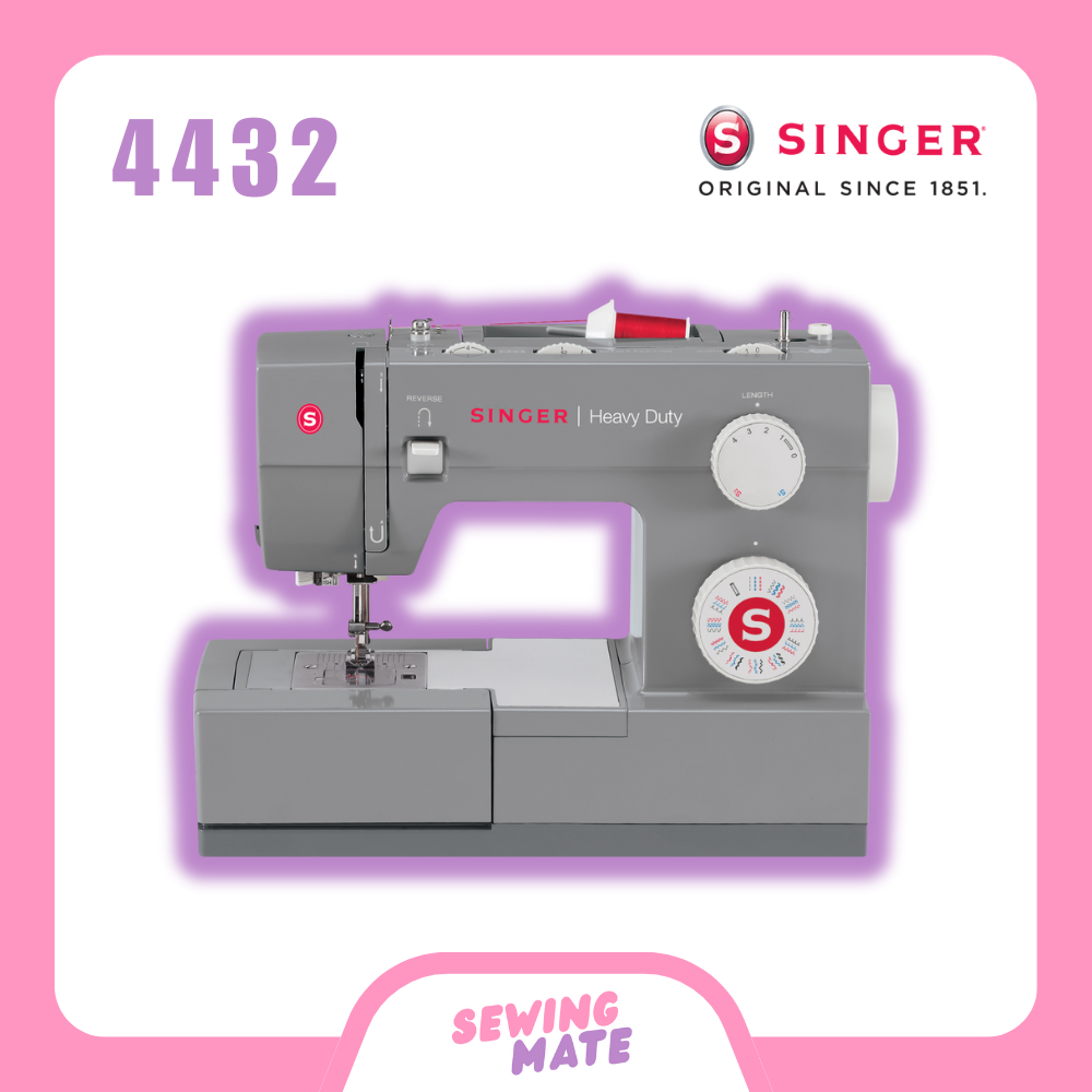 Mesin Jahit Portable SINGER HEAVY DUTY 4432 | Lazada Indonesia