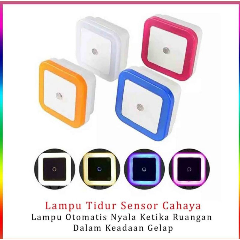 Lampu Sensor Otomatis Lampu Tidur Segi Empat Lampu Led Emergency Lazada Indonesia 