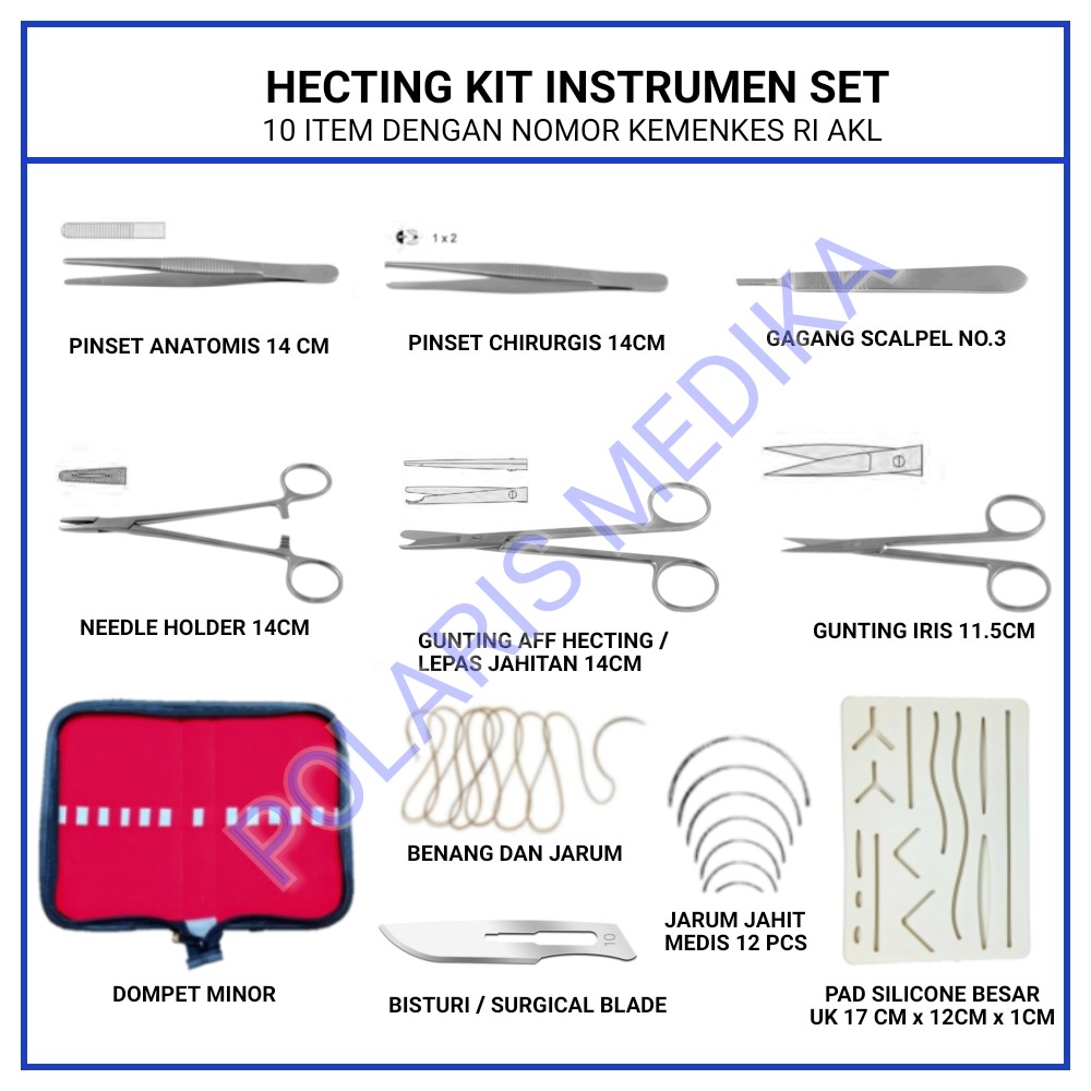 HECTING KIT INSTRUMEN SET / HECTING SET | Lazada Indonesia