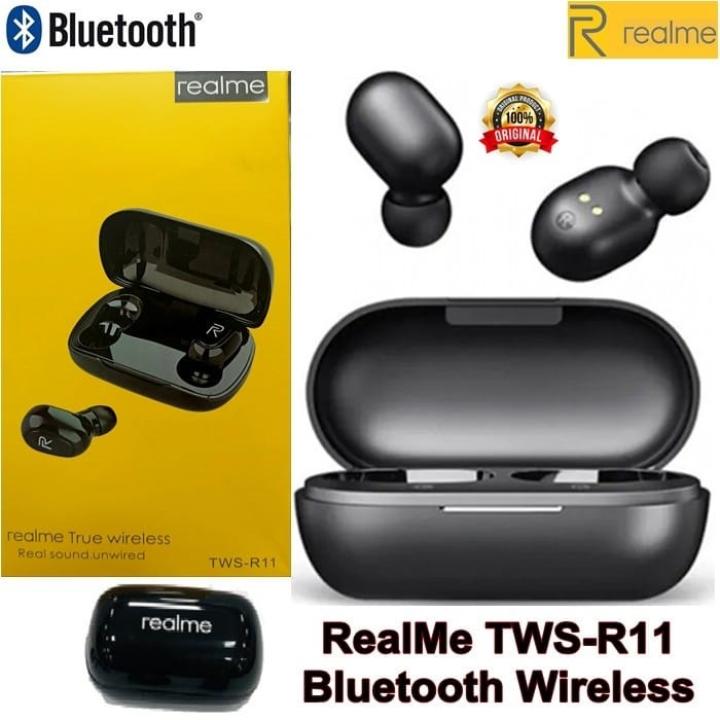 Earphone Headset Realme TWS R11 True Wireless Bluetooth Earbuds ...