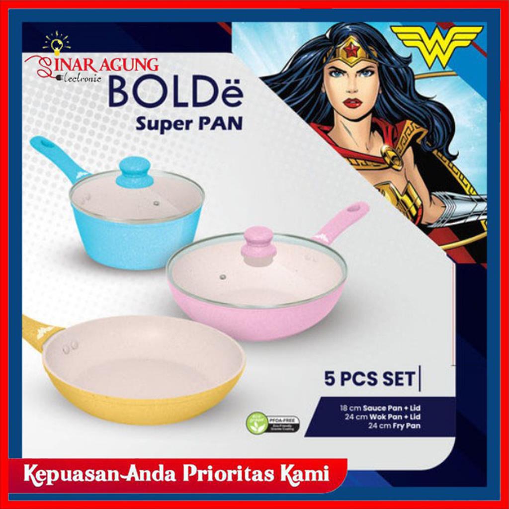 SUPER PAN BOLDE 5 SET WONDER WOMAN SERIES 100% ORI | Lazada Indonesia