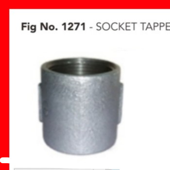 SOCKET GALVANIS BESI 1/2" G BRAND DRAT BSPT SOK SOCK SOKET sdd gbrand ...