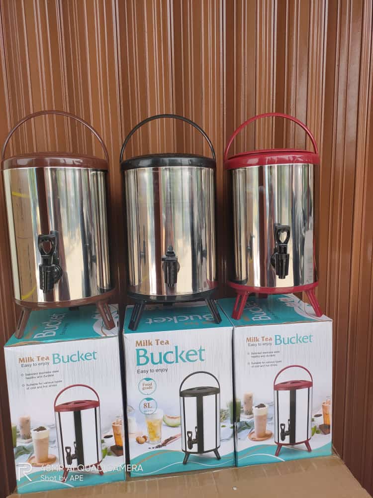 MILK TEA BUCKET 8 LITER | Lazada Indonesia MILK TEA BUCKET 8 LITER | Lazada Indonesia