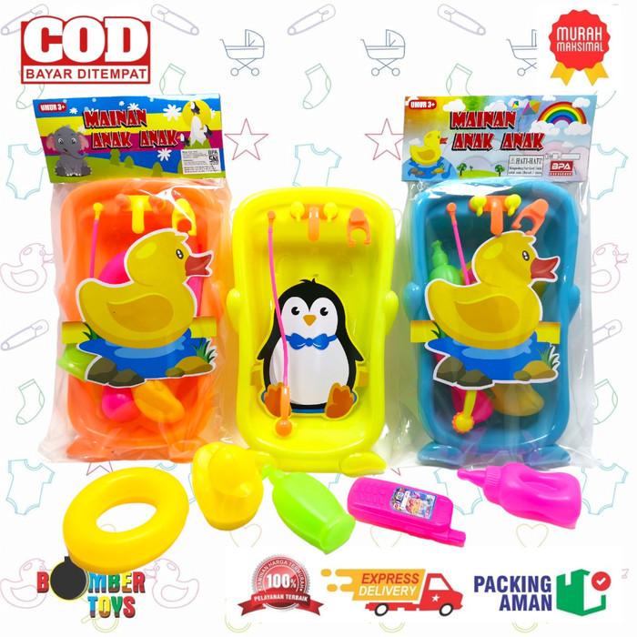 Mainan Anak Boneka BEBEK Bak Mandi Bayi Besar Baby Bath Tube Murah SNI ...