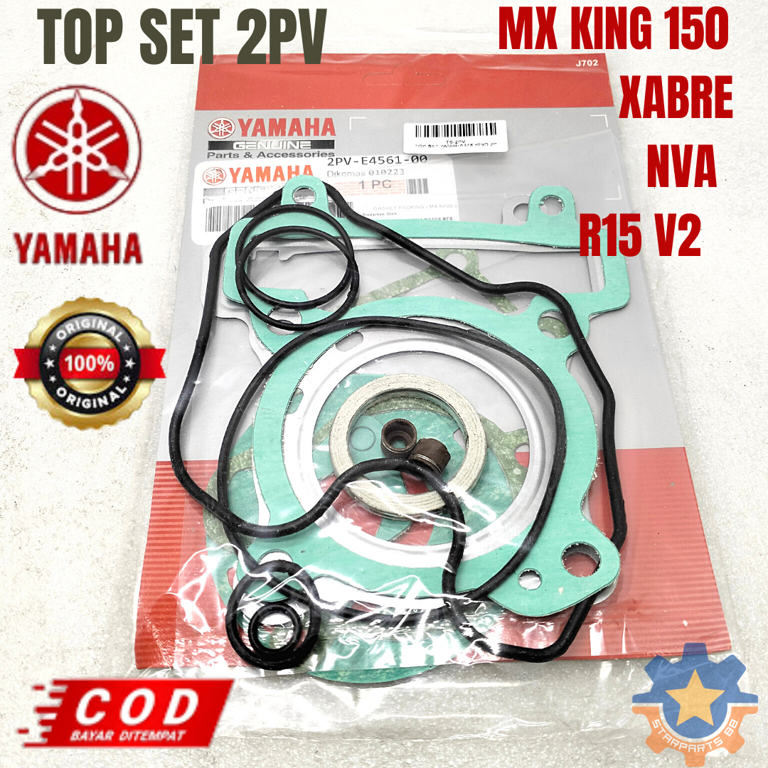 PAKING TOP SET 2PV YAMAHA MX KING 150 R15 V2 NVA XABRE KUALITAS ...