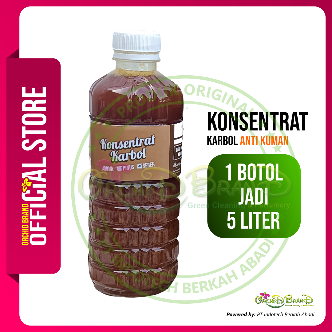 Orchid Brand Konsentrat Karbol / Biang Karbol pembersih lantai Anti ...