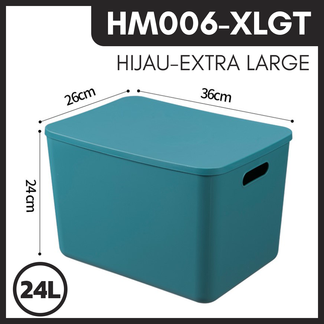 STORAGE BOX DENGAN TUTUP | KOTAK PENYIMPANAN SERBAGUNA | STORAGE BOX ...