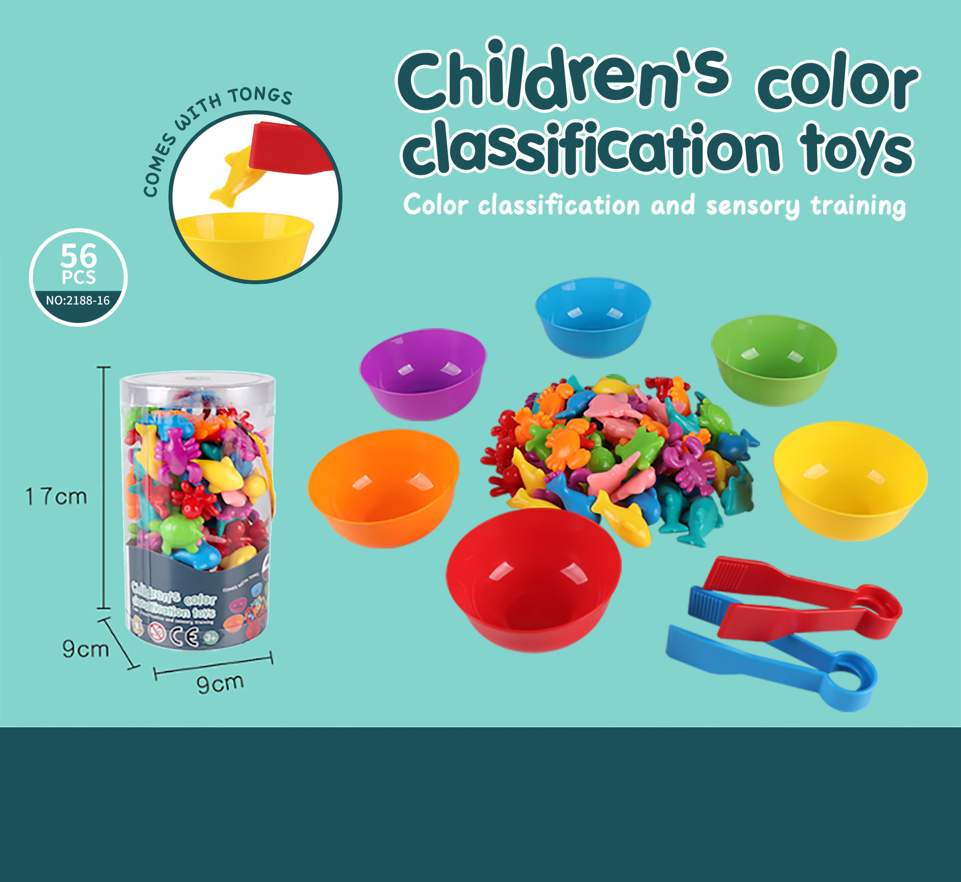 Color Classification Toys Edukasi Anak 2 Tahun Untuk Belajar ...