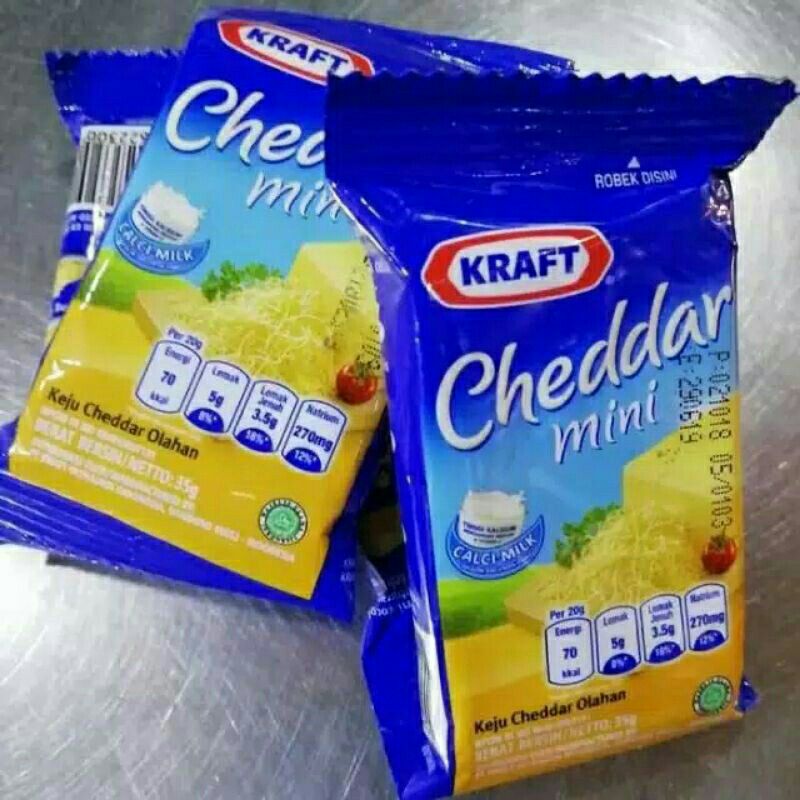 Kraft Cheddar Keju Mini 30 gr | Lazada Indonesia