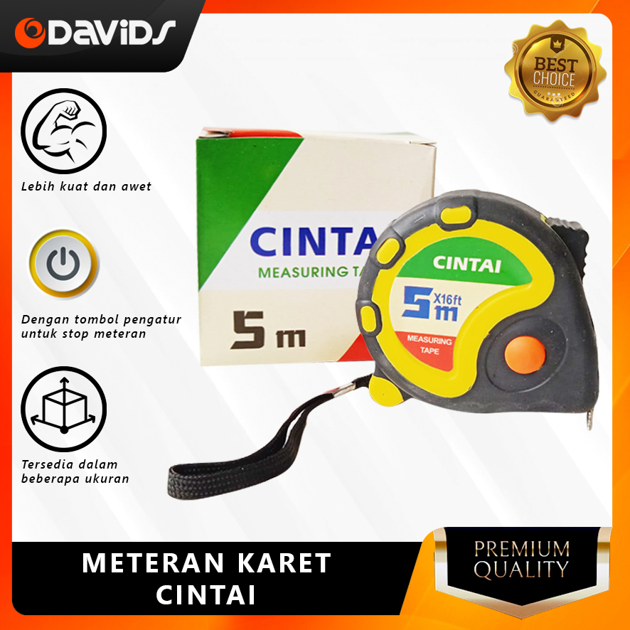 Meteran Tukang Paling Bagus Bangunan 5m 3 5 7.5 Meter Measure Tape ...