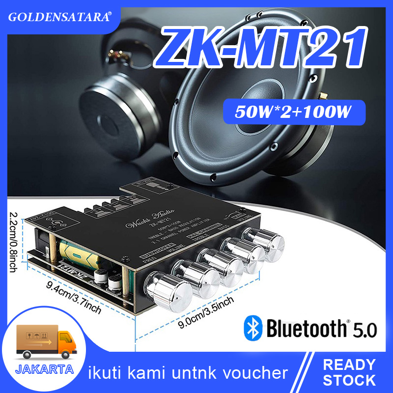 ZK-TB21 / ZK-MT21 2.1-Channel Stereo Bluetooth 5.0 / Digital Power ...