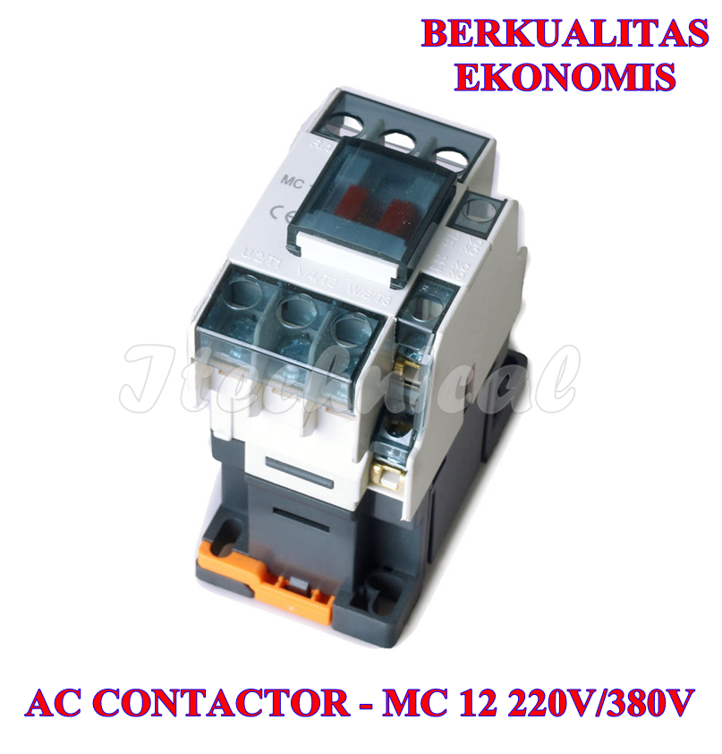 METASOL CONTACTOR MC-12B 220V 380V - MAGNETIC KONTAKTOR INSCOM MC 12 ...